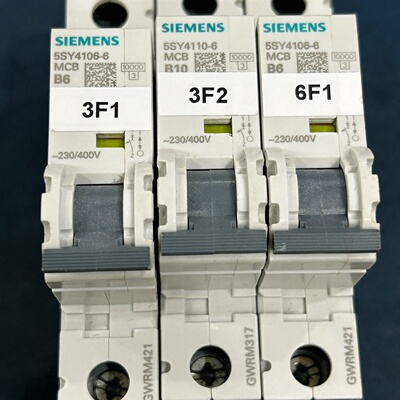 西门子断路器德国进口型号5SY41066两个5SY4110议价