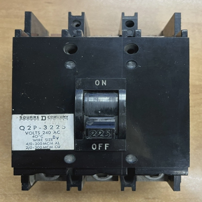 SquareDQ2P32253Pole240V225ACircuitBreaker*Guarant