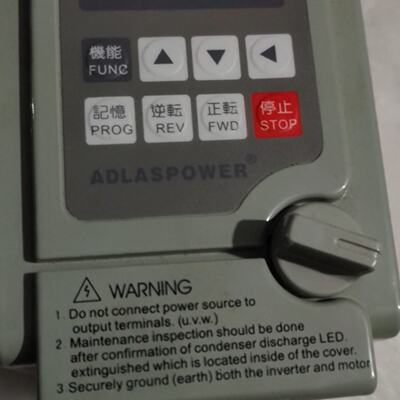 全新末使用ADLASPOWER变频器 AS2-IPM，型号A议价