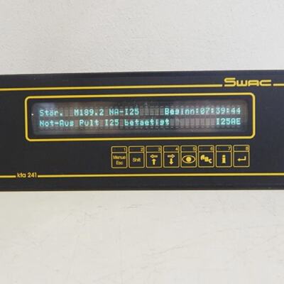 Swac kta 241 Klartext  Anzeige 2 x 48 Zeichen 2COM Anschlsse