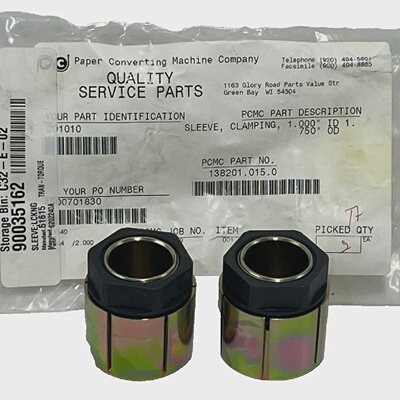 2 FENNER DRIVES 6202240A Trantorque Keyless Bushing 1.000 ID