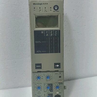 SCHNEIDER MICROLOGIC 6.0 A Disgiuntore Scatto Unit Rel Corpo