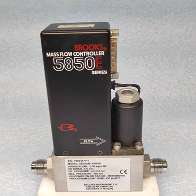 议价美国BROOKS 气体质量流量计 5850E/B1A1B4B 0-30slpm N2 原装