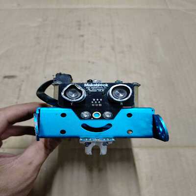 MakeblockmBot编程机器人，蓝色款，带超声波传感--议价商品