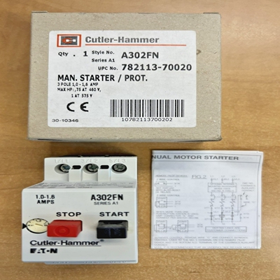 CutlerHammerA302FNManualStarterProtector**NEWINBOX*