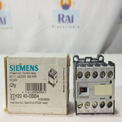 西门子3TH2040-0BB4控制继电器4AMP40E4NODC24V3TH20400BB