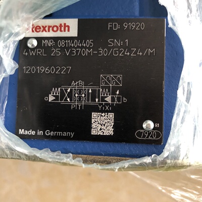 配件08114044054WRL25V370M3XG24Z4M比例阀力士乐Rexroth产议价
