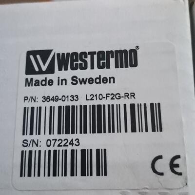 瑞典产:威斯特摩WESTERMO  L210-F2G-RR议价