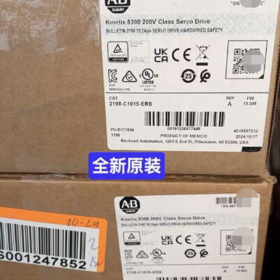 议价全新2198-C1015-ERS AB 罗克韦尔 Kinetix 5300 伺服驱动器