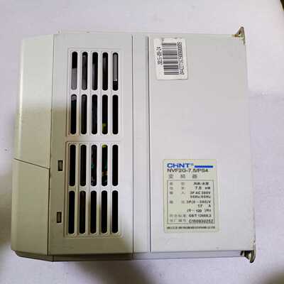 询价正泰变频器7.5KWNVF2G-7.5/PS4原装拆机，