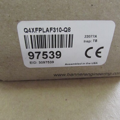 Banner Engineering 97539 Stainless Q4XFPLAF310Q8 RUGGED LASE