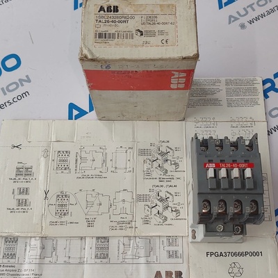 Contattore DC ABB TAL264000RT Bobina Di Tensione 77143V TAL2