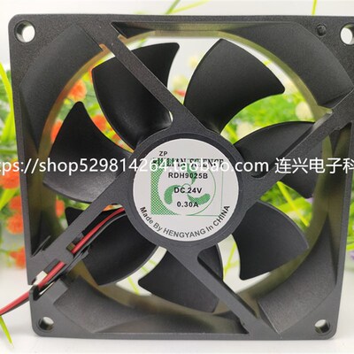 全新RUILIAN SCIENCE RDH9025B S 24V 0.30A 9CM  变频器 散热风