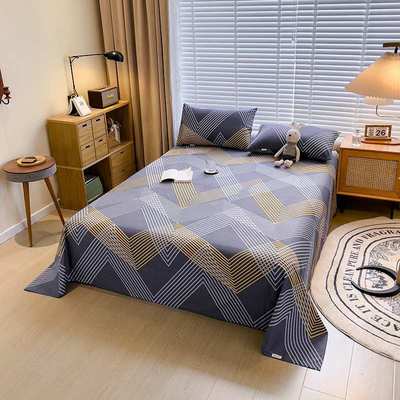 四件套生态磨毛简约被套加厚磨毛秋冬套件被套2m单双人床
