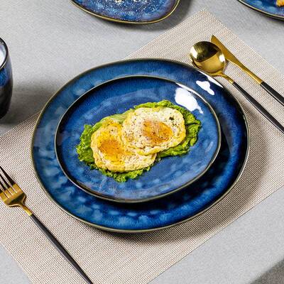 Tableware Series Set Kiln Change Ceramic Western Food Plate