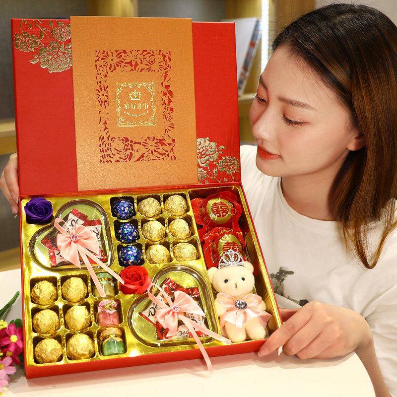 正宗满月酒伴手礼宝宝宴诞生礼喜蛋礼盒百日宴10周岁生日结婚喜糖