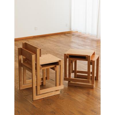 正和堆凳 多功餐叠椅原餐ZHENGHE凳木边几边凳床头柜能实木商用