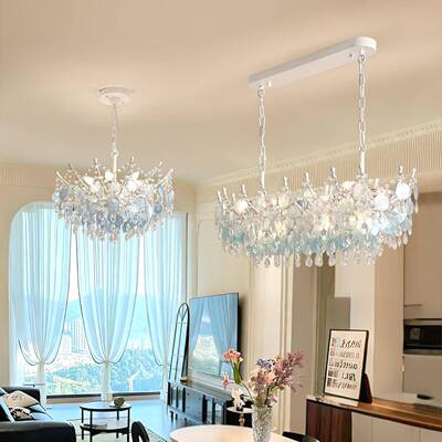 餐厅吊灯式中古风轻客厅灯现代奢高级感客厅餐厅灯具XHJ1574套餐