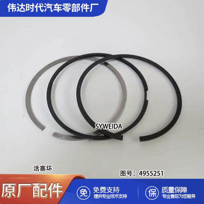 适用于康明斯ISBE ISDE发动机活塞环组件5482362 4955251 4955169