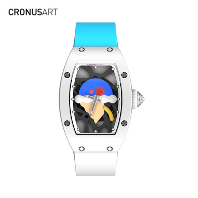 CRONUSART克洛斯陶瓷梦境系列 女士女款机械手表时尚潮流名牌腕表