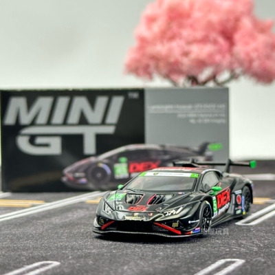 MINIGT,1129：兰博基尼Huracan GT3 #45，合金小汽车模型摆件玩具