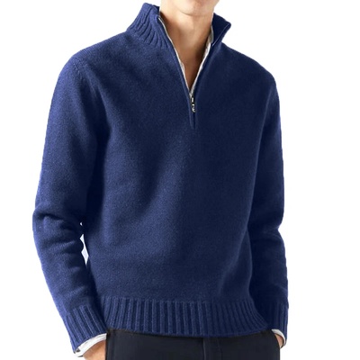 Autum Men Turtlenecks Sweaters Knitwear Pullovers Solid Col
