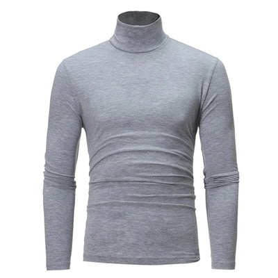 Spring Autumn Thin Men Pullovers Sweaters Turtleneck Knitte