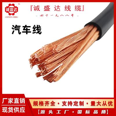 国标汽车线QVR10/16/25平方搭火电线QVR-105度打火线电瓶线