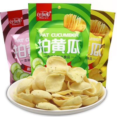 千味缘清爽拍黄瓜膨化薯片38g