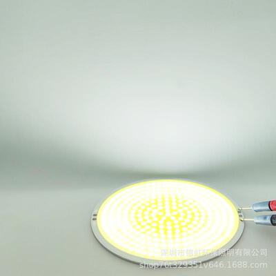 COB光源LED灯珠cobled 12v倒装集成圆形108*108MM 60w蓝色灯芯