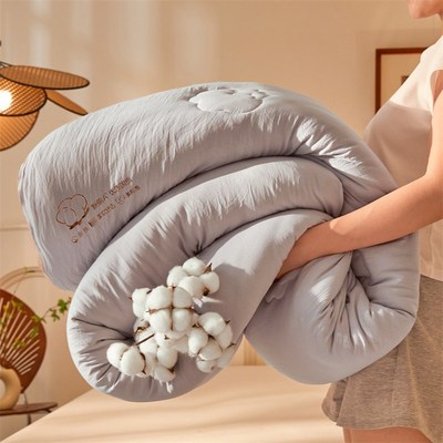 新疆棉花被子冬被棉被加厚保暖纯棉花絮被芯学生宿舍单人春秋冬季