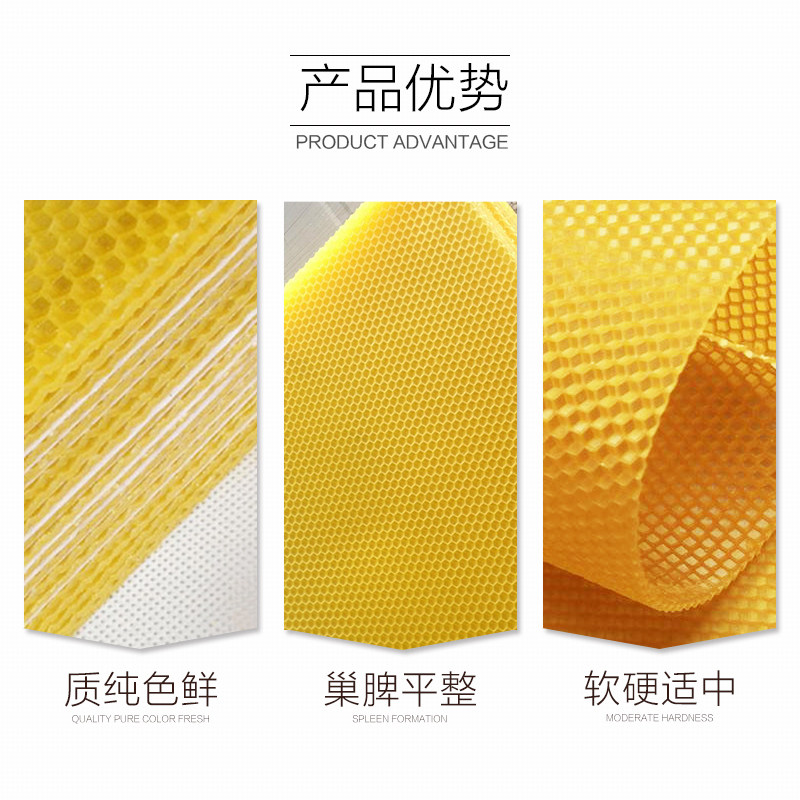 国宝蜂箱中蜂巢础蜂具养蜂工具巢础片深房蜂巢蜂蜡养蜂巢脾巢基