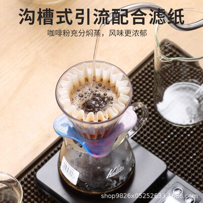 甄选逆光V3手冲咖啡滤杯树脂185号蛋糕纸滴滤式滤杯非英国OREA原