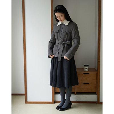 aww 本期必入·轻薄锁温·收腰轻薄羽绒服90白鸭绒冬季外套复古