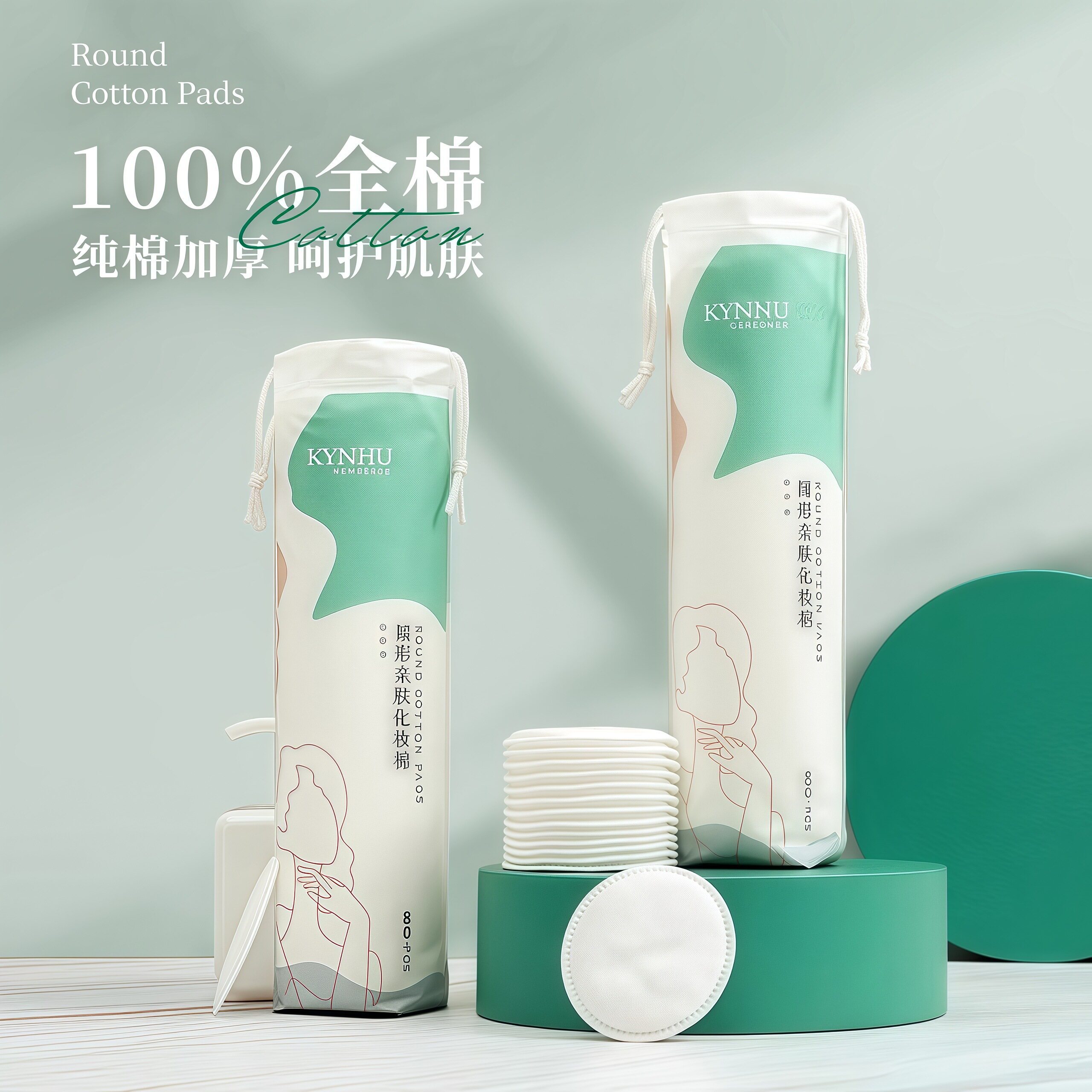 日本化妆棉圆形敷脸卸妆棉脸部湿敷专用美容院专用官方旗舰店正品