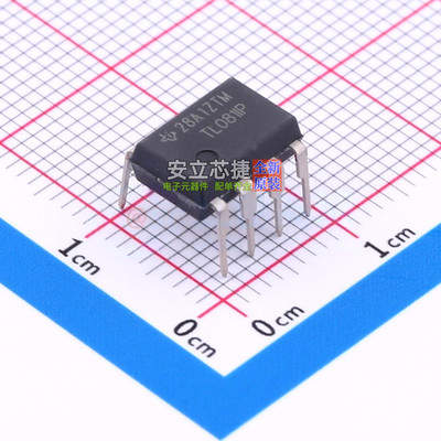 FET输入运放 TL081IP PDIP-8 TI/德州 电子元器件配单全新原装