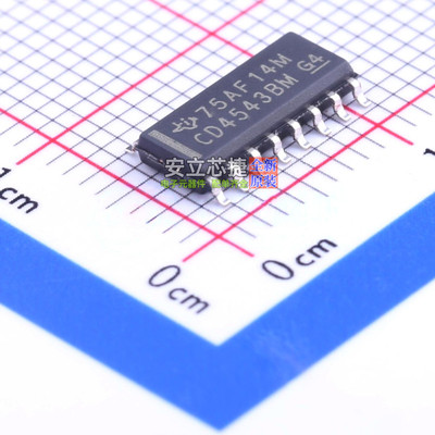 LCD驱动 CD4543BM96 SOIC-16 TI/德州 电子元器件配单全新原装