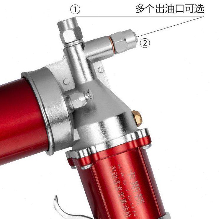 甄选气动黄油枪压手动连发打黄油桶装毛毛虫注油器机械保养工具