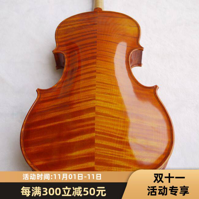 141515.5161x6.5英寸天然虎纹 手工虎纹手工中提琴