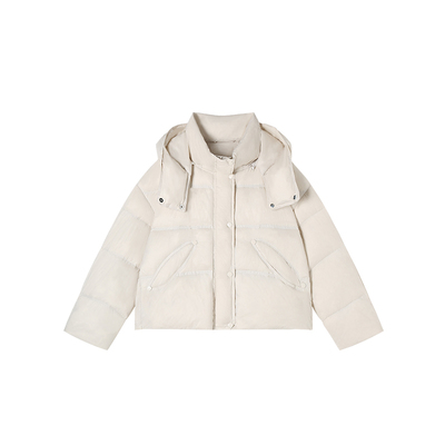 3-20H C 新款云朵感小个子宽松连帽短外套 M36