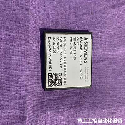 西门子储存卡6SL3054-0CG01-1AA0-Z 数量1