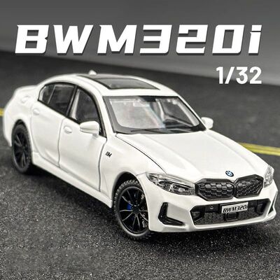 【XJ565】众源兴1:32宝玛3系320Li合金车模型仿真摆件儿童玩具车