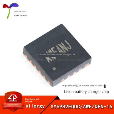 原装正品 SY6982EQDC 丝印AWF QFN-16升压锂离子电池充电器IC芯片