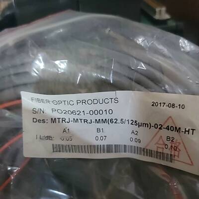 可维修光纤跳线MTRJ-MTRJ-MM(62.5/125μ