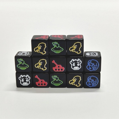 Martian Dice火星骰子，按压运骰子游戏，疯狂外星人入侵游戏