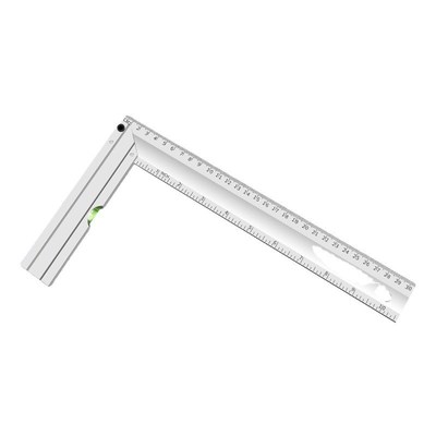 保联直角尺90度铝型材拐尺木工水平尺多功能角度尺钢尺三角尺