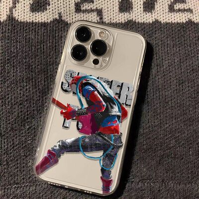 iPhone14创意小米17TPRO透明苹果13ProMax软华为NOVA16个性红米K90MAX适用15PLUS手机壳低头蜘蛛侠华为PURA90