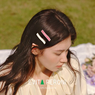 丹麦Evita Peroni/依慧达2025新款女发夹边夹侧边小众刘海夹前额