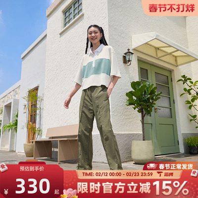 滔搏NIKE耐克女子AS W NSW TREND WVN MR运动休闲长裤FQ3589-222