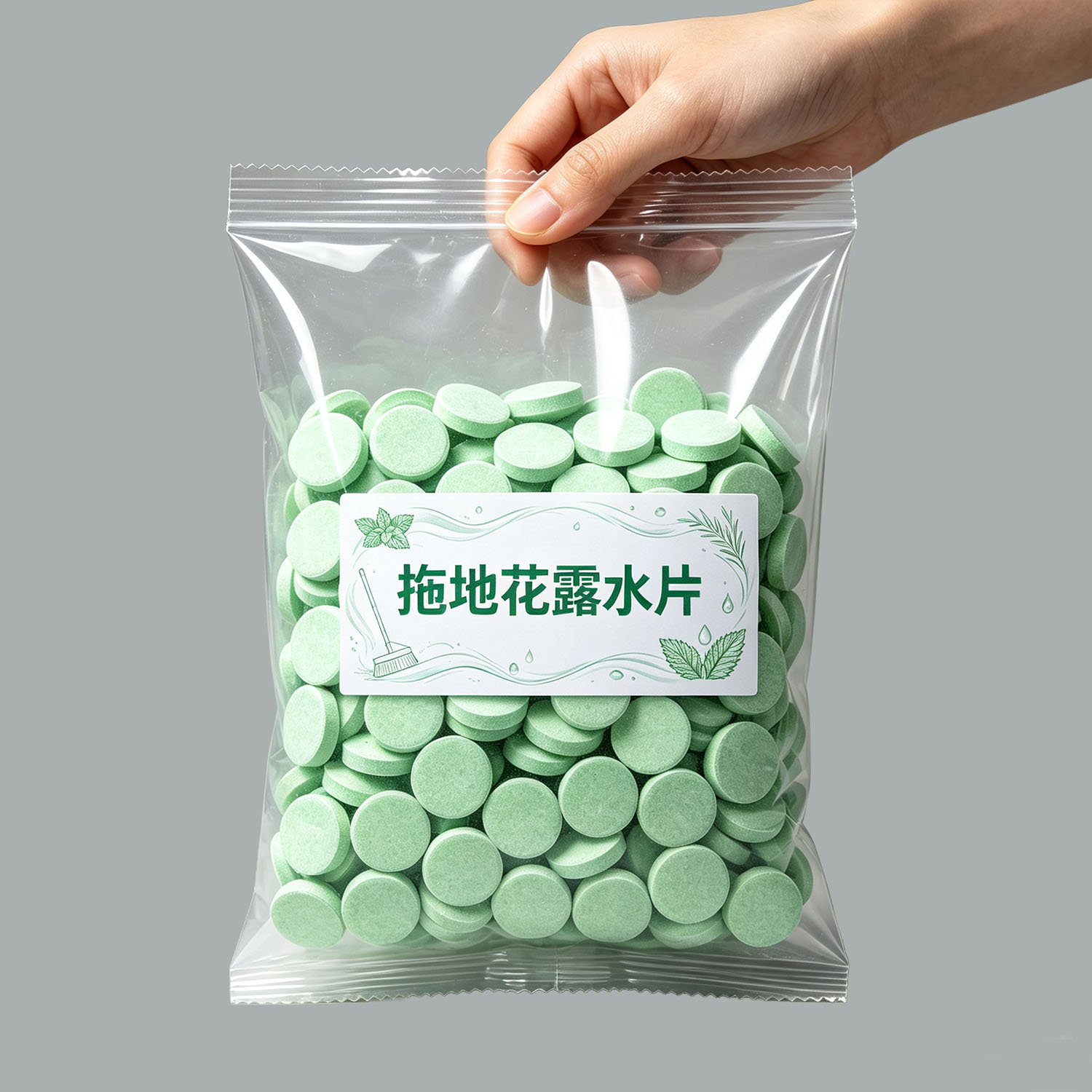 拖地花露水高浓缩泡腾片瓷砖地板持久留香清洁剂强力去污去污渍